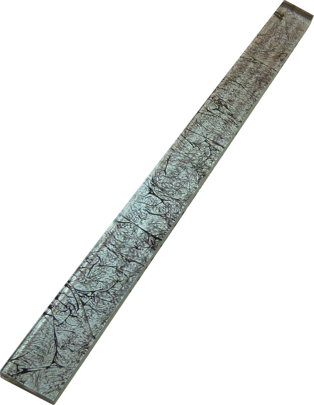Grey Foiled 1" x 12" Glossy Glass Liner CLIN17