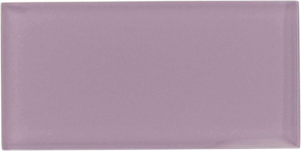 Lilac 3" x 6" Glossy Glass Subway Tile CSA13