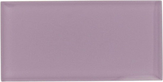 Lilac 3" x 6" Glossy Glass Subway Tile CSA13