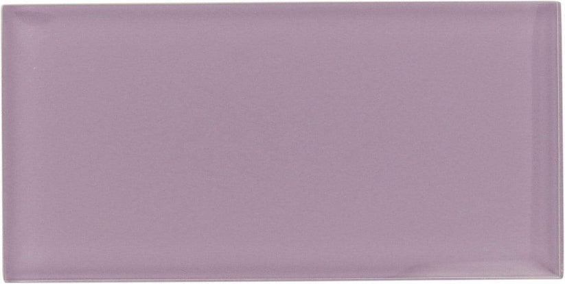Lilac 3" x 6" Glossy Glass Subway Tile CSA13
