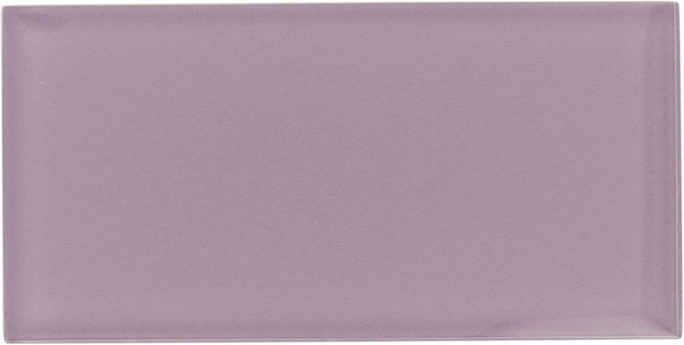 Lilac 3" x 6" Glossy Glass Subway Tile CSA13