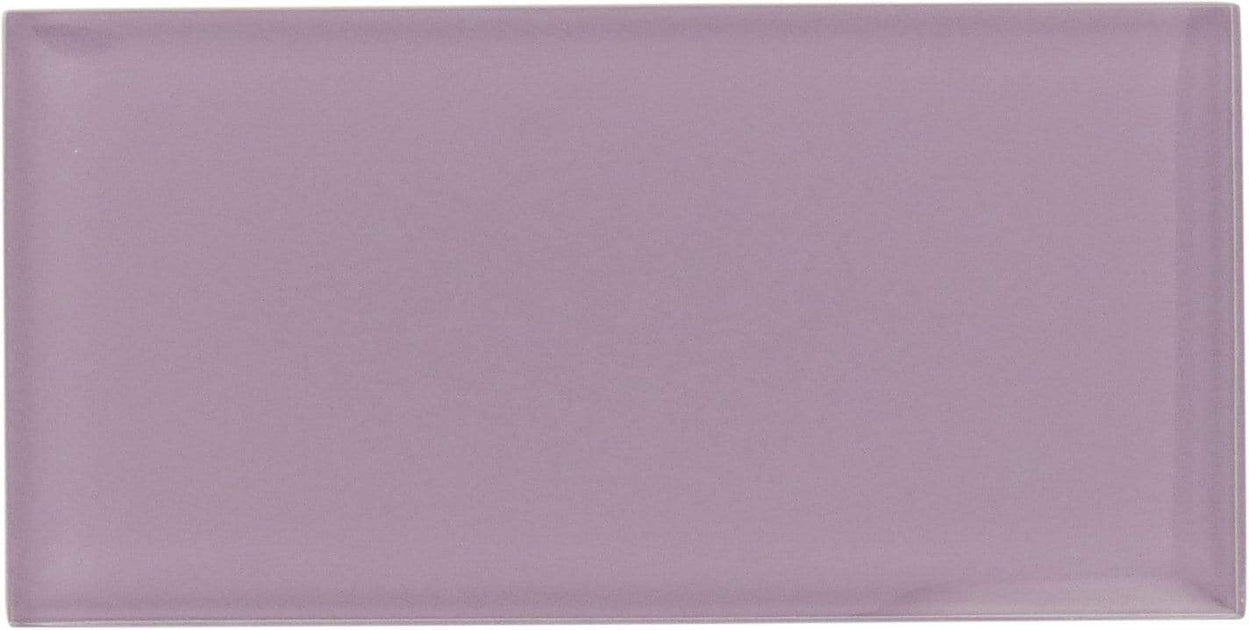Lilac 3" x 6" Glossy Glass Subway Tile CSA13
