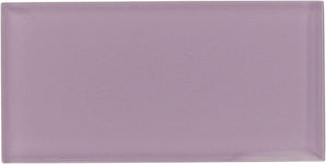 Lilac 3" x 6" Glossy Glass Subway Tile CSA13