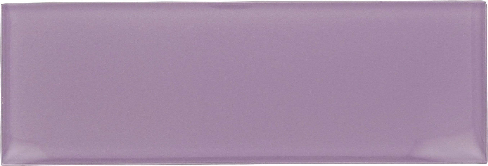 Lilac 4" x 12" Glossy Glass Subway Tile CSB13