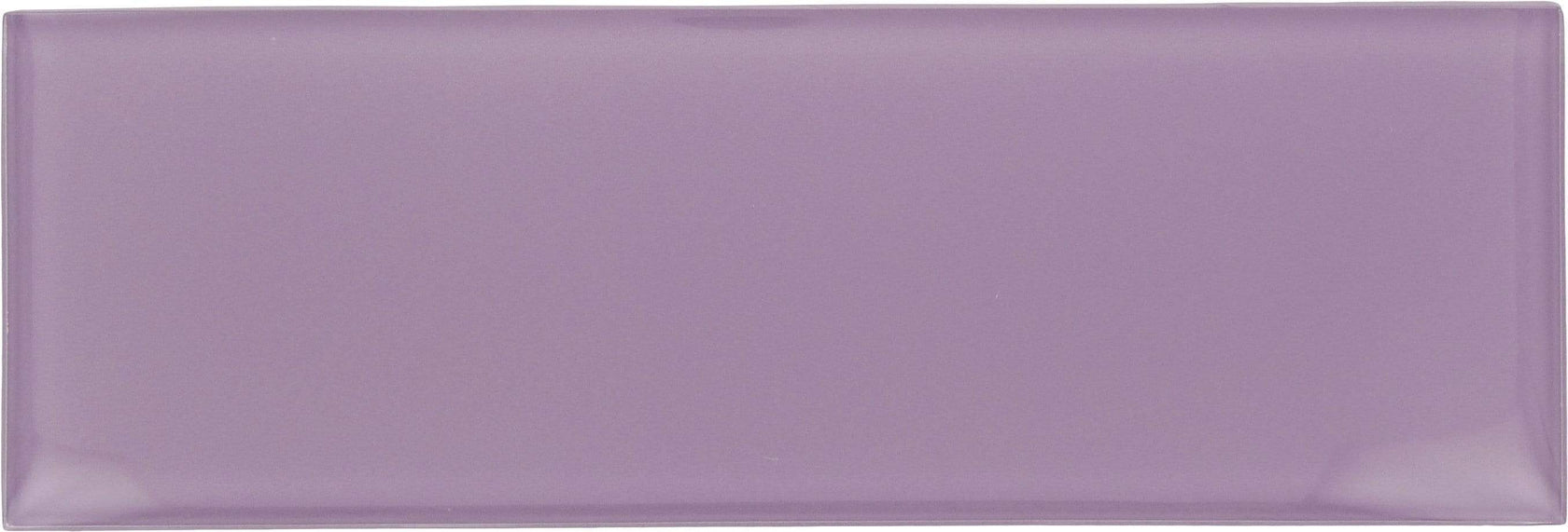 Lilac 4" x 12" Glossy Glass Subway Tile CSB13