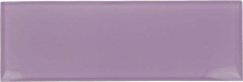Lilac 4" x 12" Glossy Glass Subway Tile CSB13