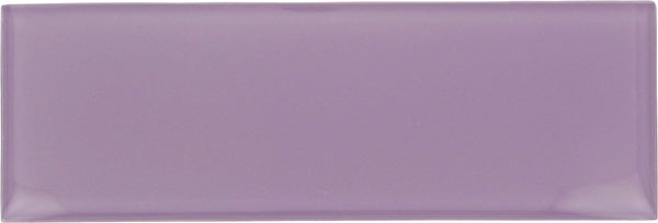 Lilac 4" x 12" Glossy Glass Subway Tile CSB13