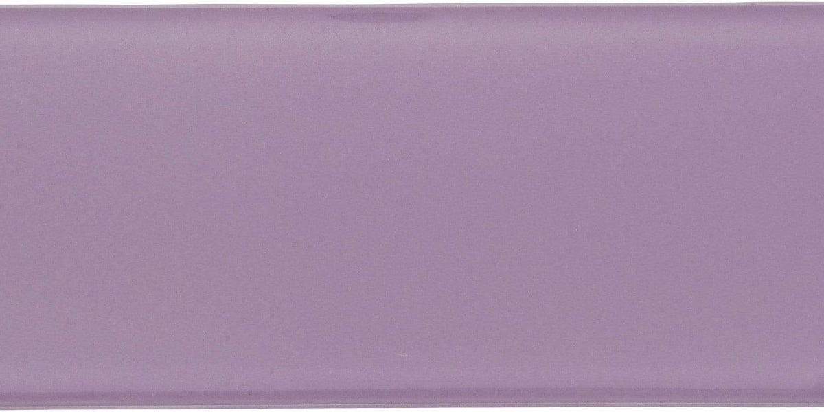 Lilac 4" x 12" Glossy Glass Subway Tile CSB13