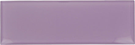 Lilac 4" x 12" Glossy Glass Subway Tile CSB13