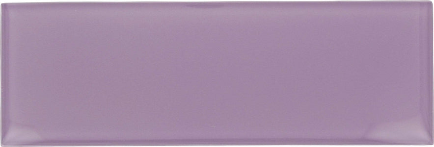 Lilac 4" x 12" Glossy Glass Subway Tile CSB13