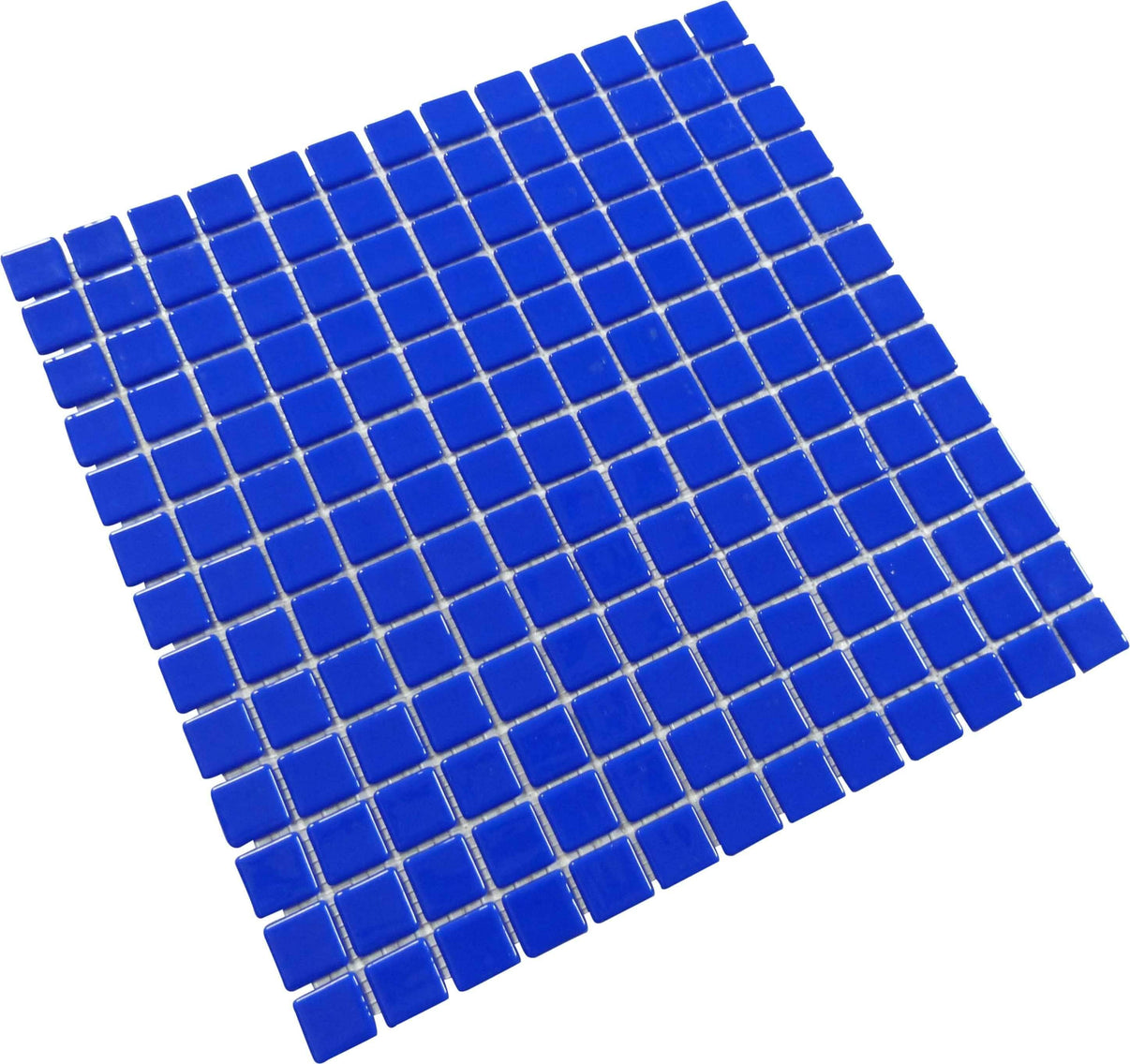Azul Blue Square Glossy Glass Tile: F2002 | Shop Oasis Tile